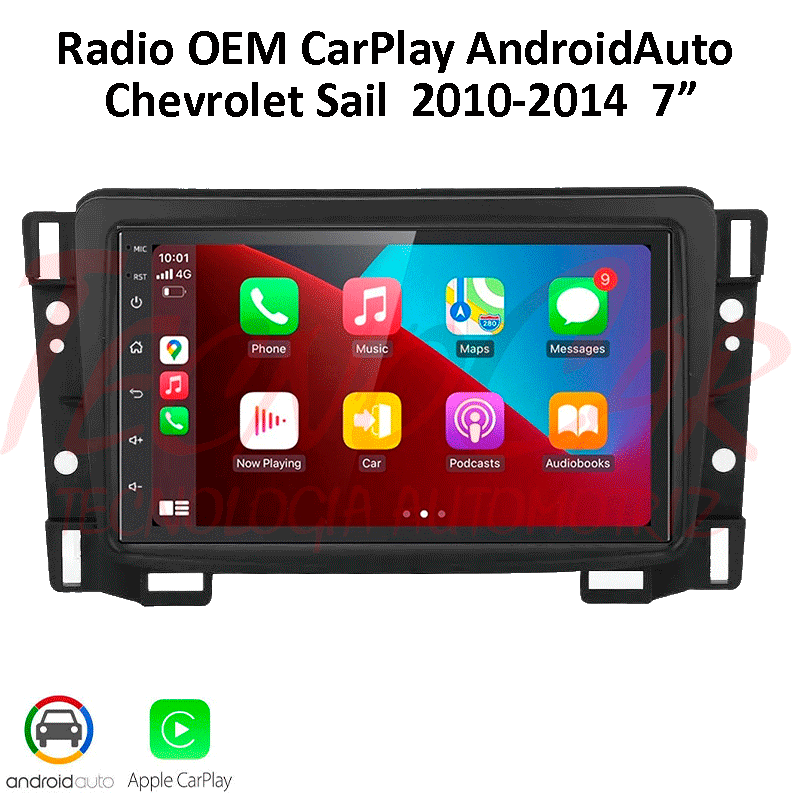 RADIO OEM 7" CHEVROLET SAIL 2006-2009 CARPLAY / ANDROID AUTO