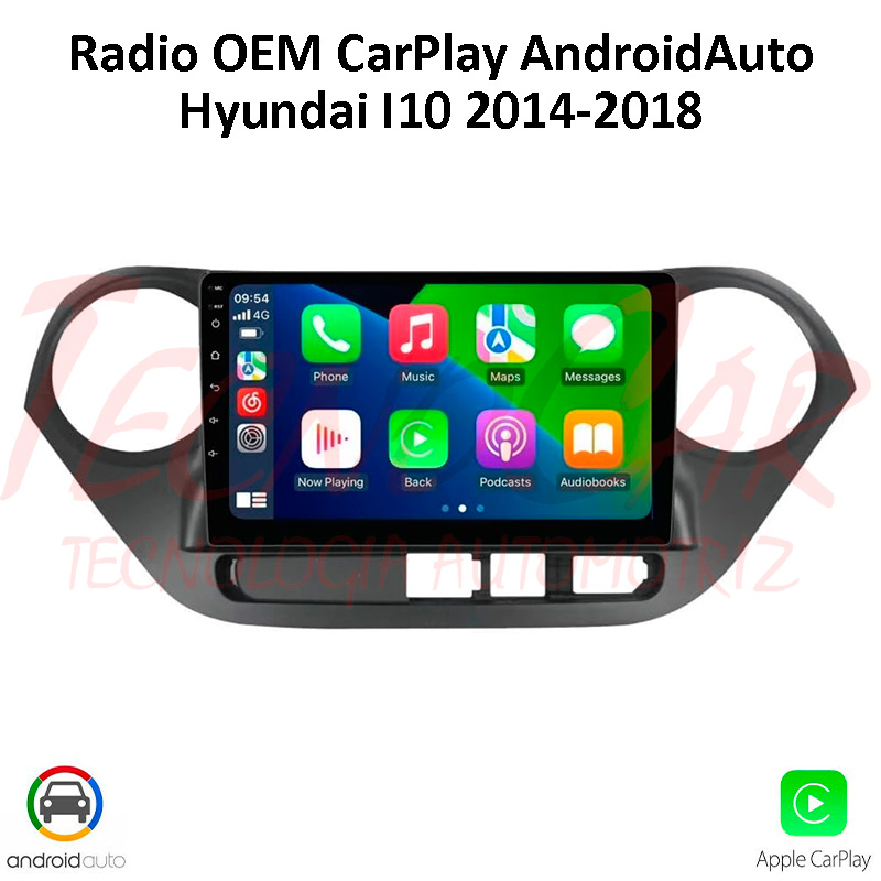 RADIO HYUNDAI I10 2014-18CARPLAY / ANDROID AUTO / 9.1"