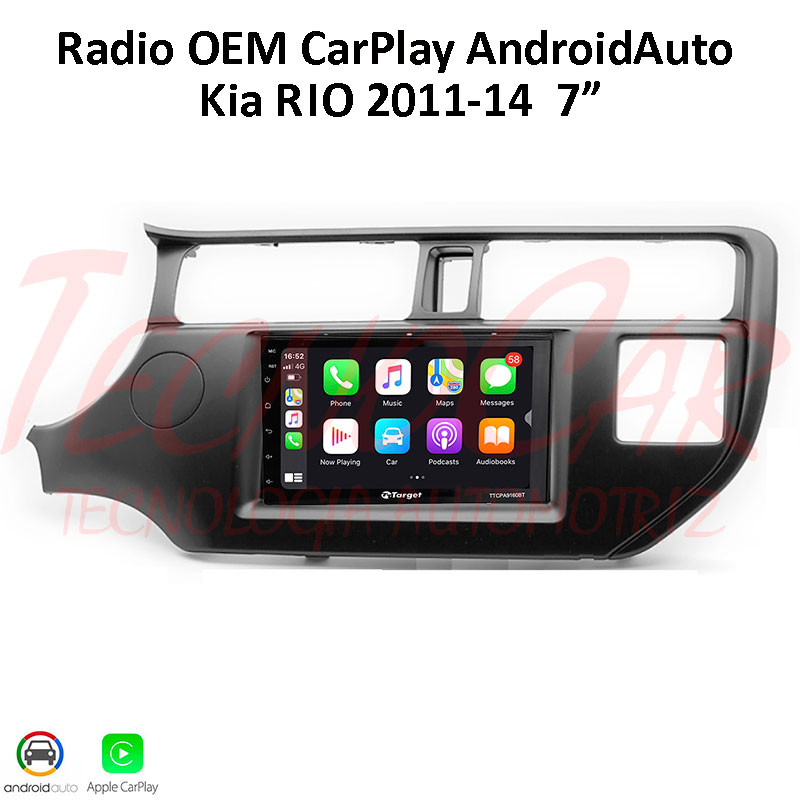 RADIO OEM 7" KIA RIO 2012-14 CARPLAY / ANDROID AUTO