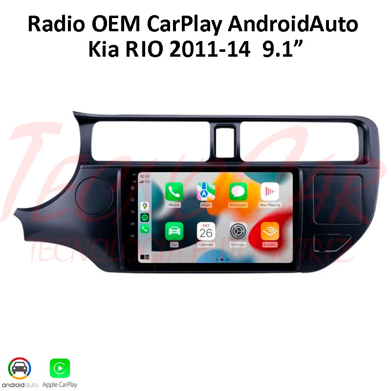 RADIO OEM 9.1" KIA RIO 2012-14 CARPLAY / ANDROID AUTO