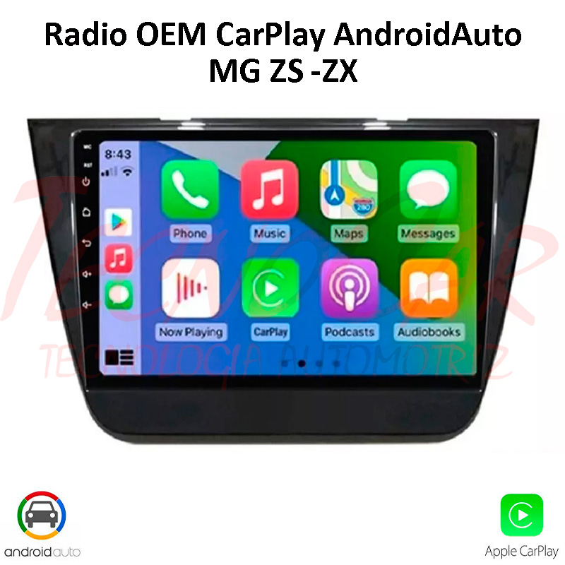 RADIO MG ZS - ZX 2017 Up CARPLAY / ANDROID AUTO / 10.1"