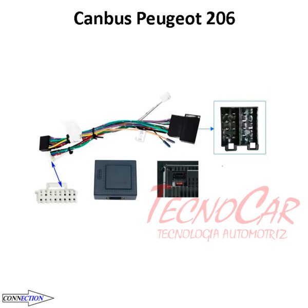 CANBUS Peugeot 206 207 2004-2012 Connection Mandos Volante Radios ...
